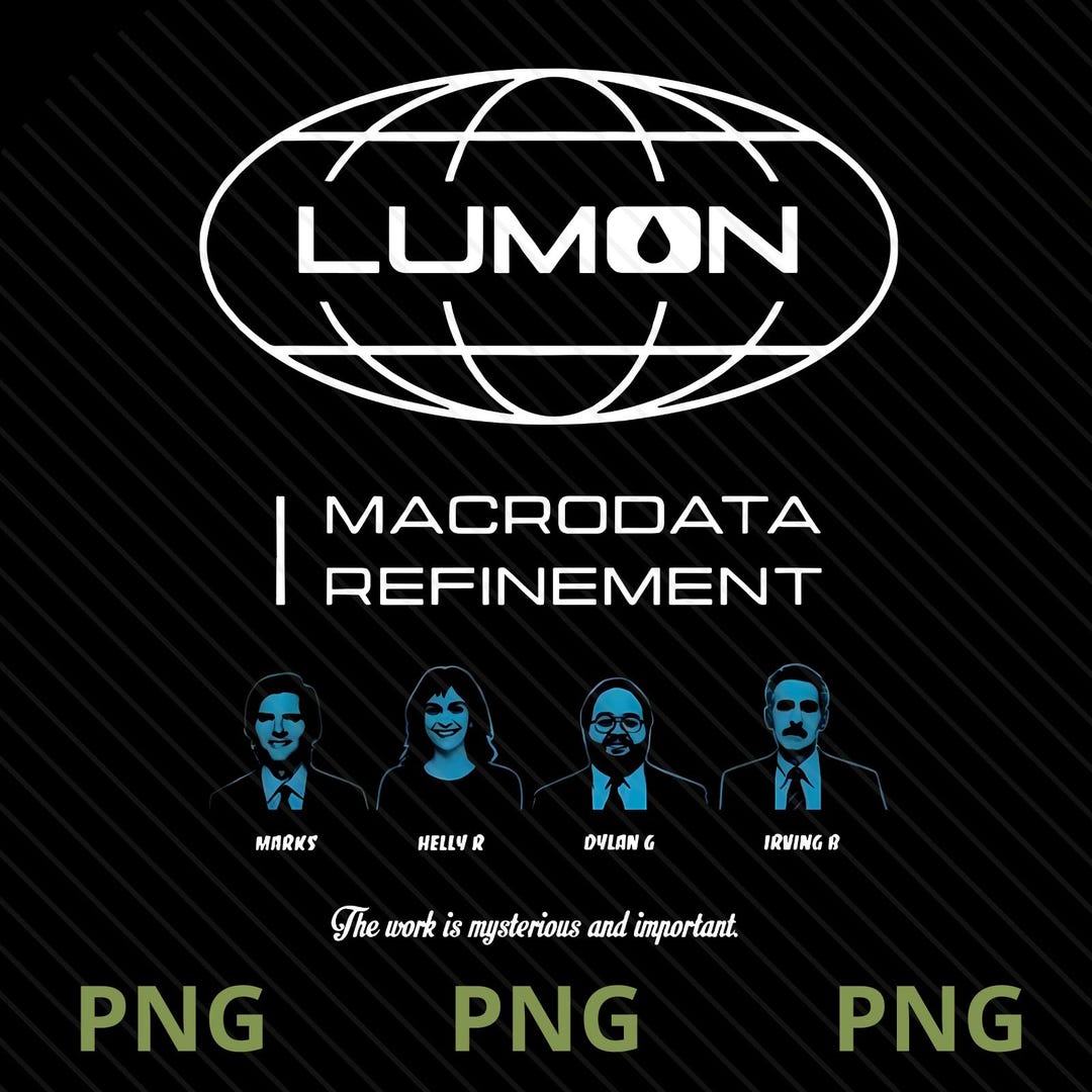 Lumon Macrodata Refinement PNG, Defiant Jazz - Severance TV Show PNG ...