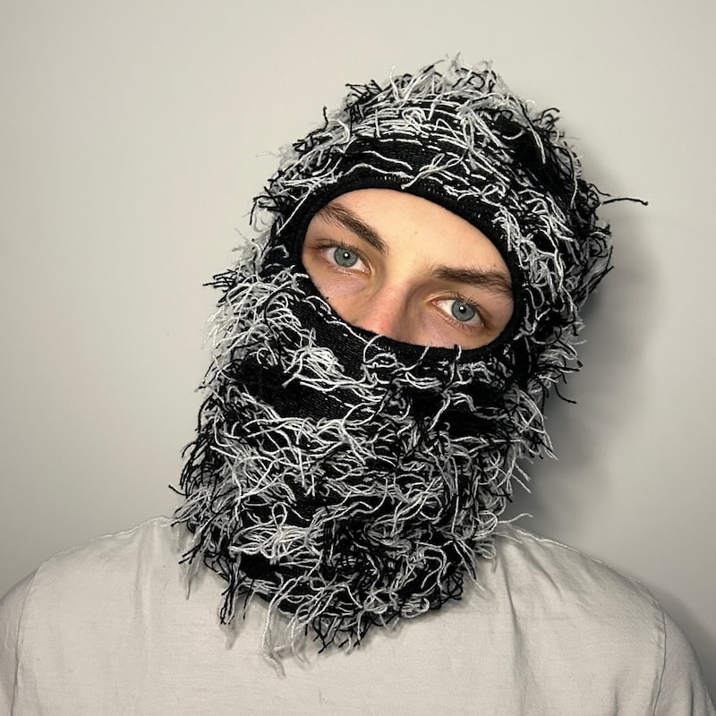 Fuzzy Ski Mask - Etsy