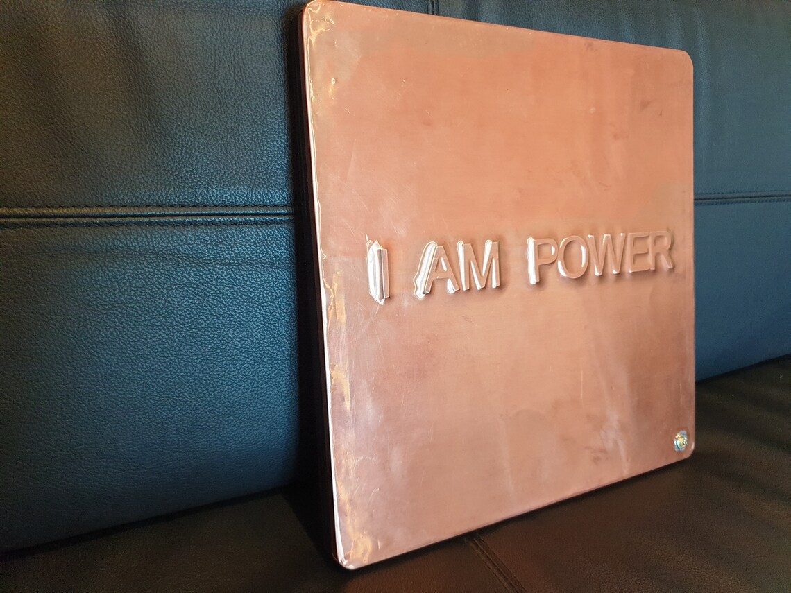 EARTHING GROUNDING COPPER Plate Personalized. Added Copper Benefits Not ...