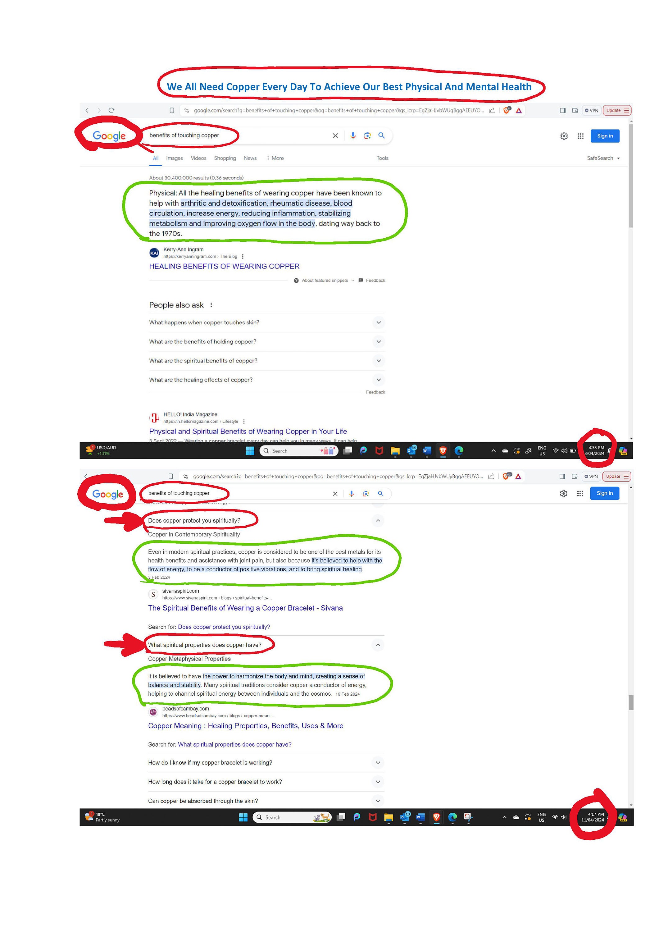 GROUNDING EARTHING MAT Copper Plate Personalized. Added Copper Benefits ...