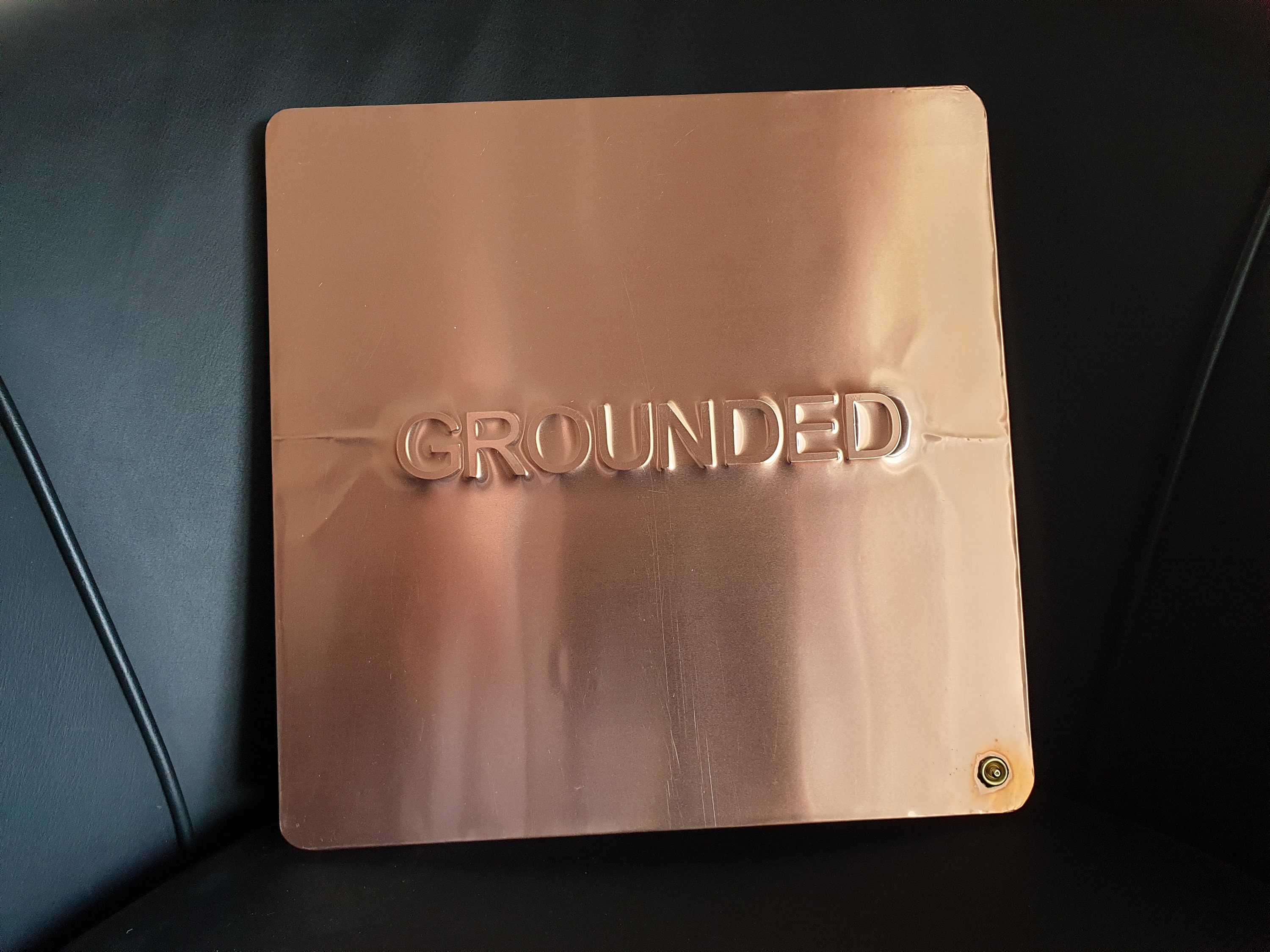 GROUNDING EARTHING MAT Copper Plate Personalized. Added Copper Benefits ...