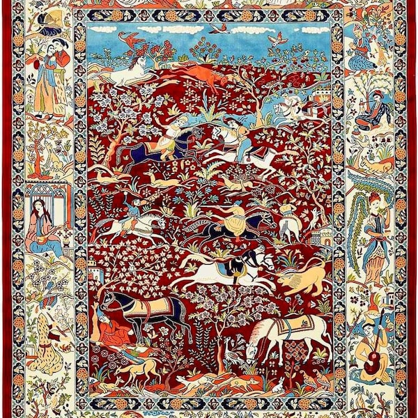 Persian Tapestry Wall Hanging - Etsy
