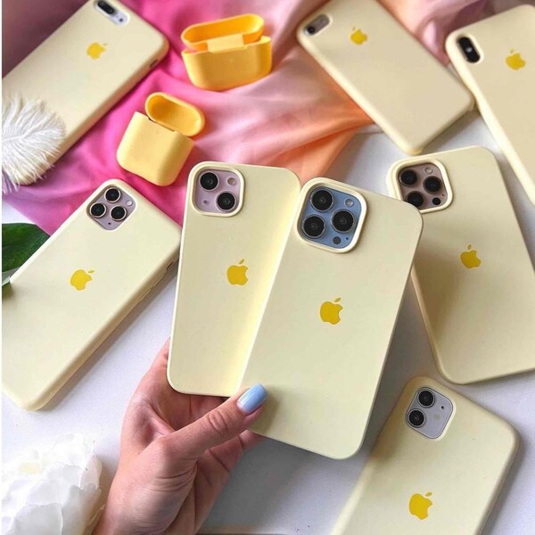 Yellow Apple iPhone Case - Etsy