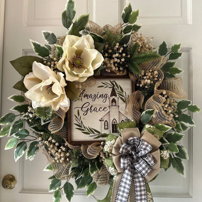 Christian Wreath - Etsy