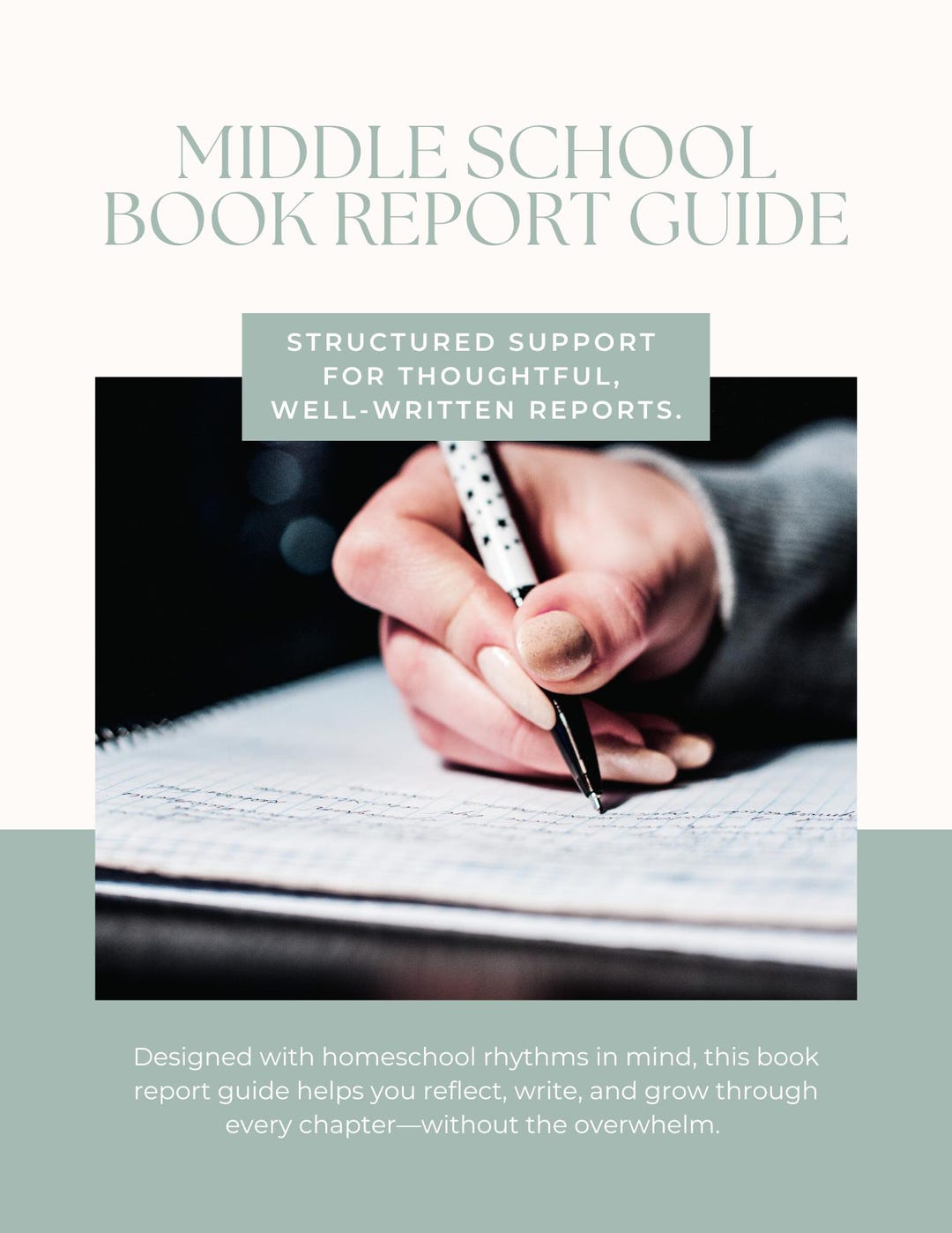 Editable Book Report Guide for Middle Schoolers | Homeschool PDF ...