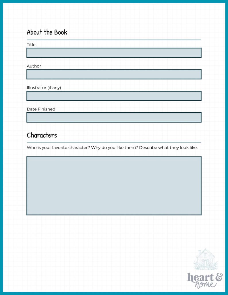 Elementary Book Report Guide | Homeschool & Classroom Resource (PDF) - Etsy