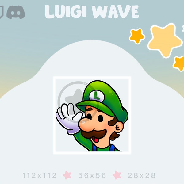 Luigi Twitch Emotes - Etsy