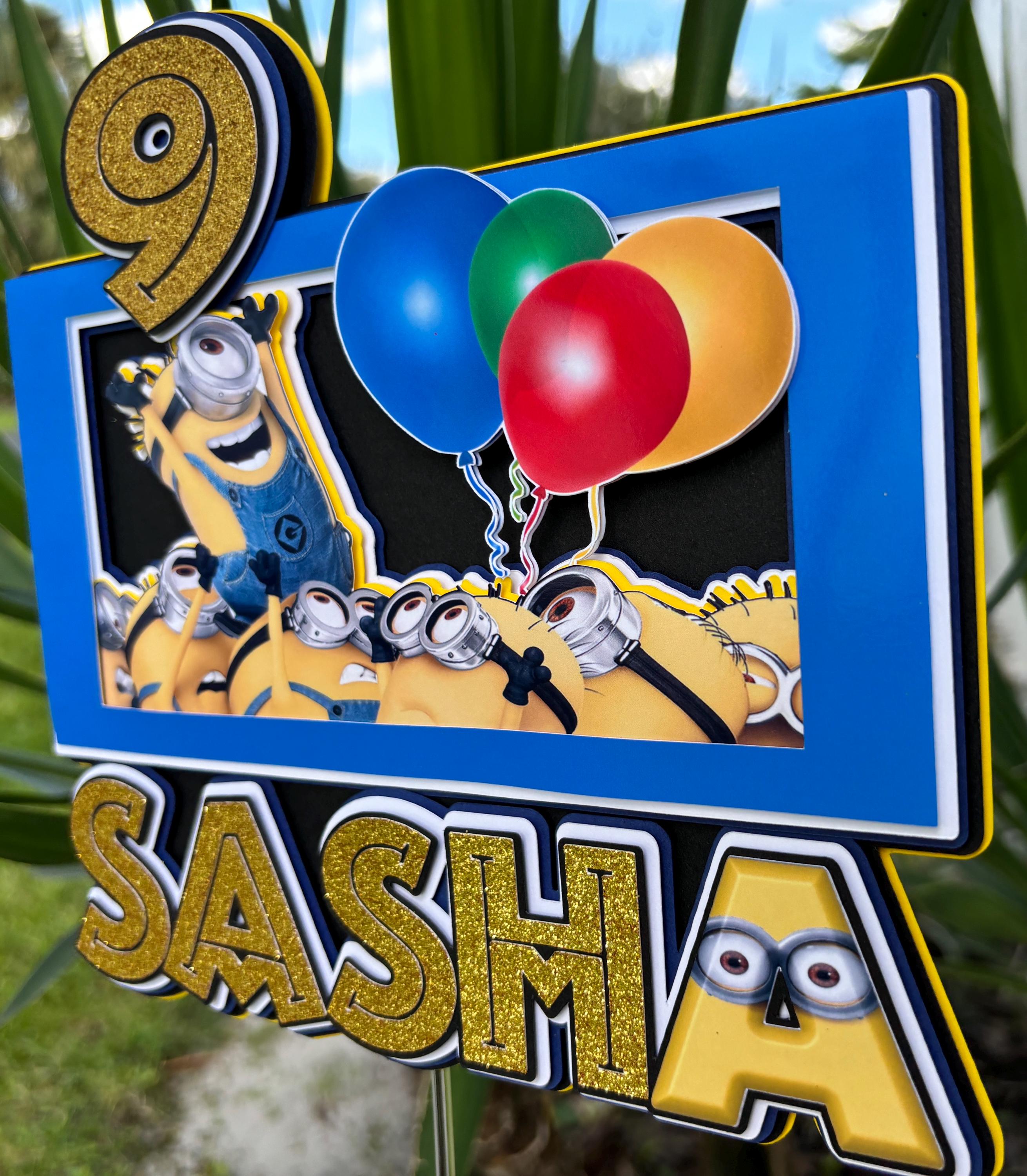 Minions Cake Topper, Minions Birthday Party, Minions Party Decorations ...