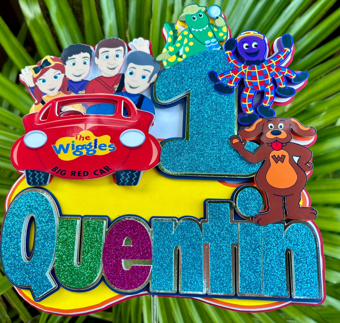Wiggles Cake Topper, Wiggles Birthday Party, Wiggles Party Decorations ...