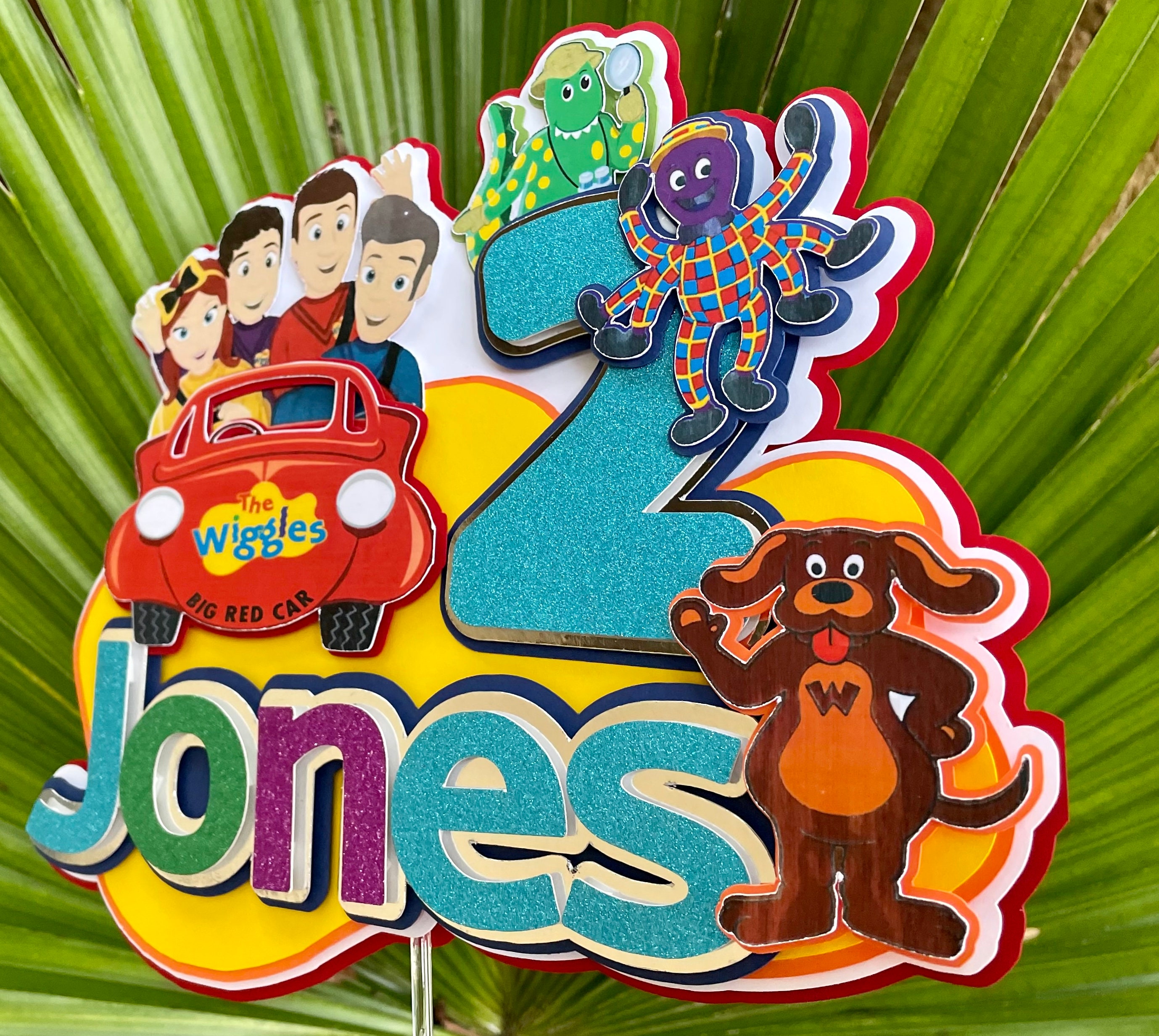 Wiggles Cake Topper, Wiggles Birthday Party, Wiggles Party Decorations ...