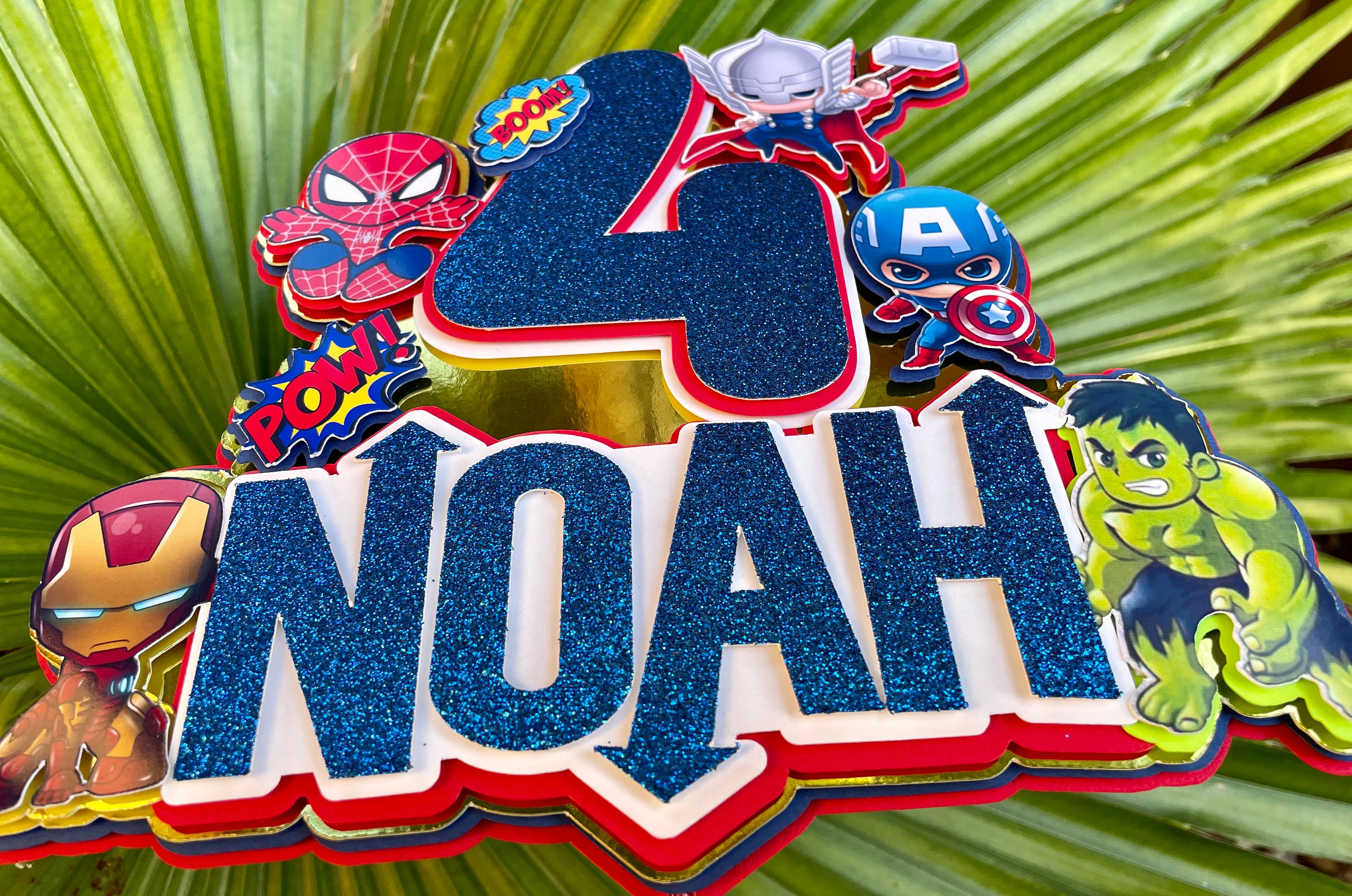 Avengers Cake Topper, Iron Man Cake Topper Birthday, Spiderman Topper ...