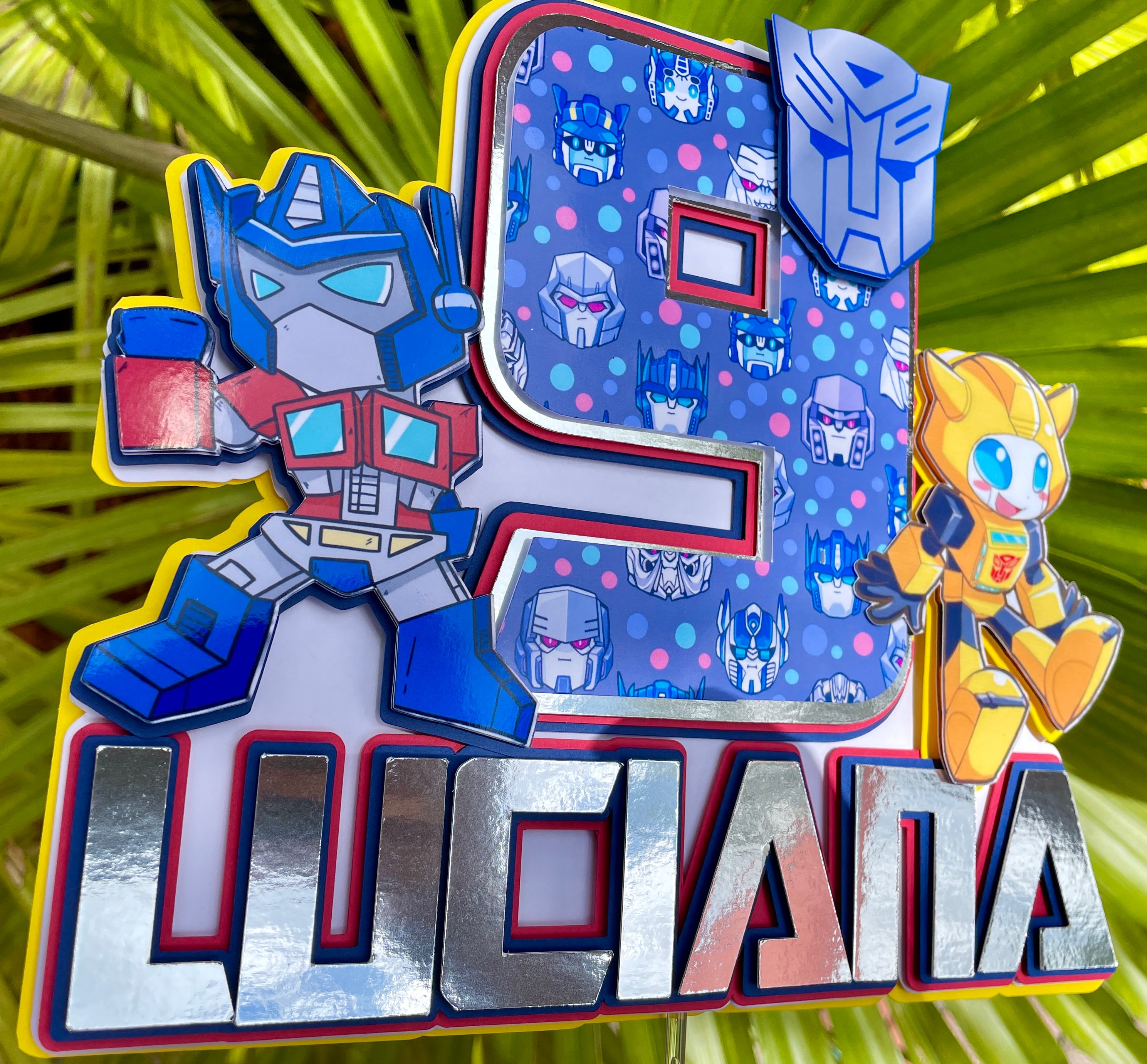 Transformers Cake Topper Superhero Cake Topper Bumble Bee Scourge ...