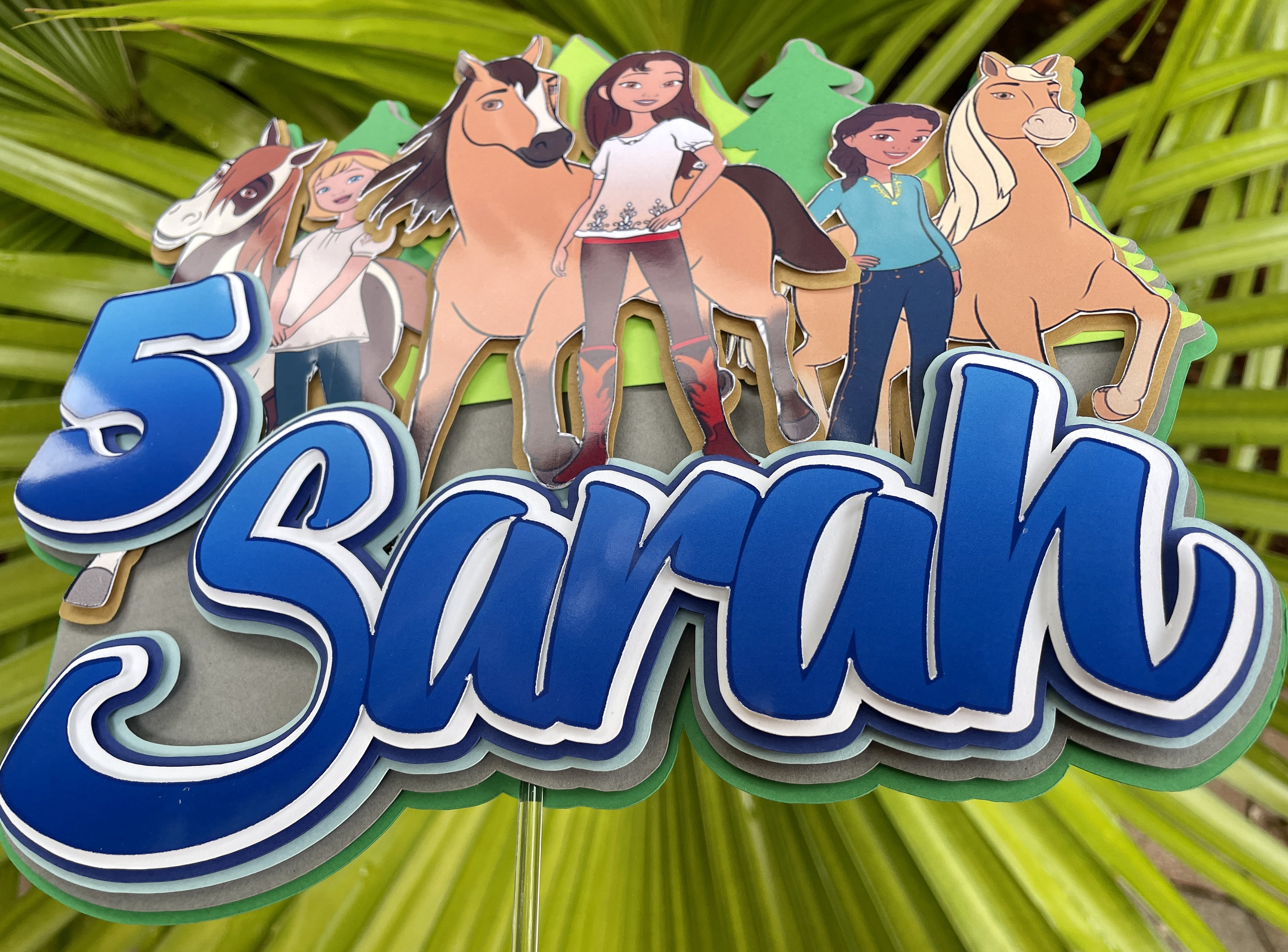 Spirit Riding Free Cake Topper, Lucky and Spirit Cupcake Toppers, Spirit Toppers, Lucky, Pru and ...