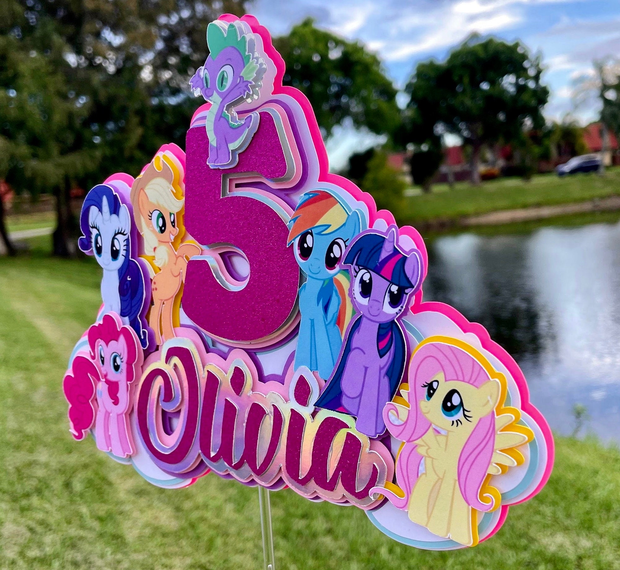 My Little Pony Cake Topper, My Little Pony a New Generation, My Little ...