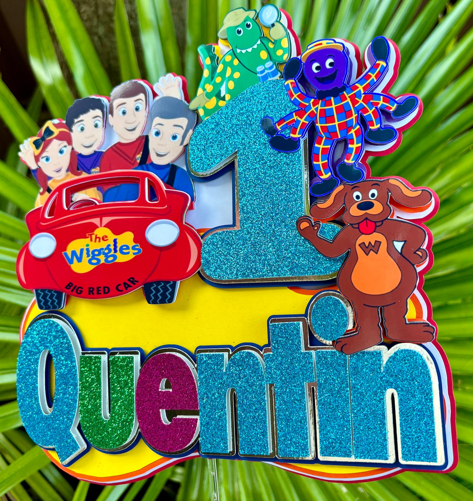 Wiggles Cake Topper, Wiggles Birthday Party, Wiggles Party Decorations ...