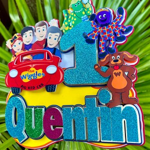 Wiggles Cake Topper, Wiggles Birthday Party, Wiggles Party Decorations ...