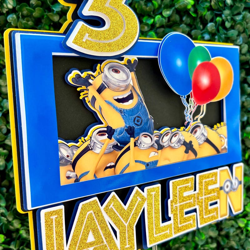 Minion Cake Topper - Etsy
