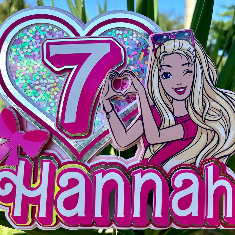 Barbie Banner - Etsy
