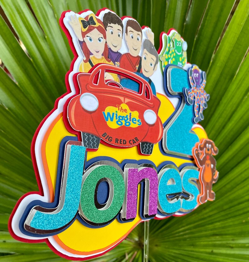 Wiggles Cake Topper, Wiggles Birthday Party, Wiggles Party Decorations ...