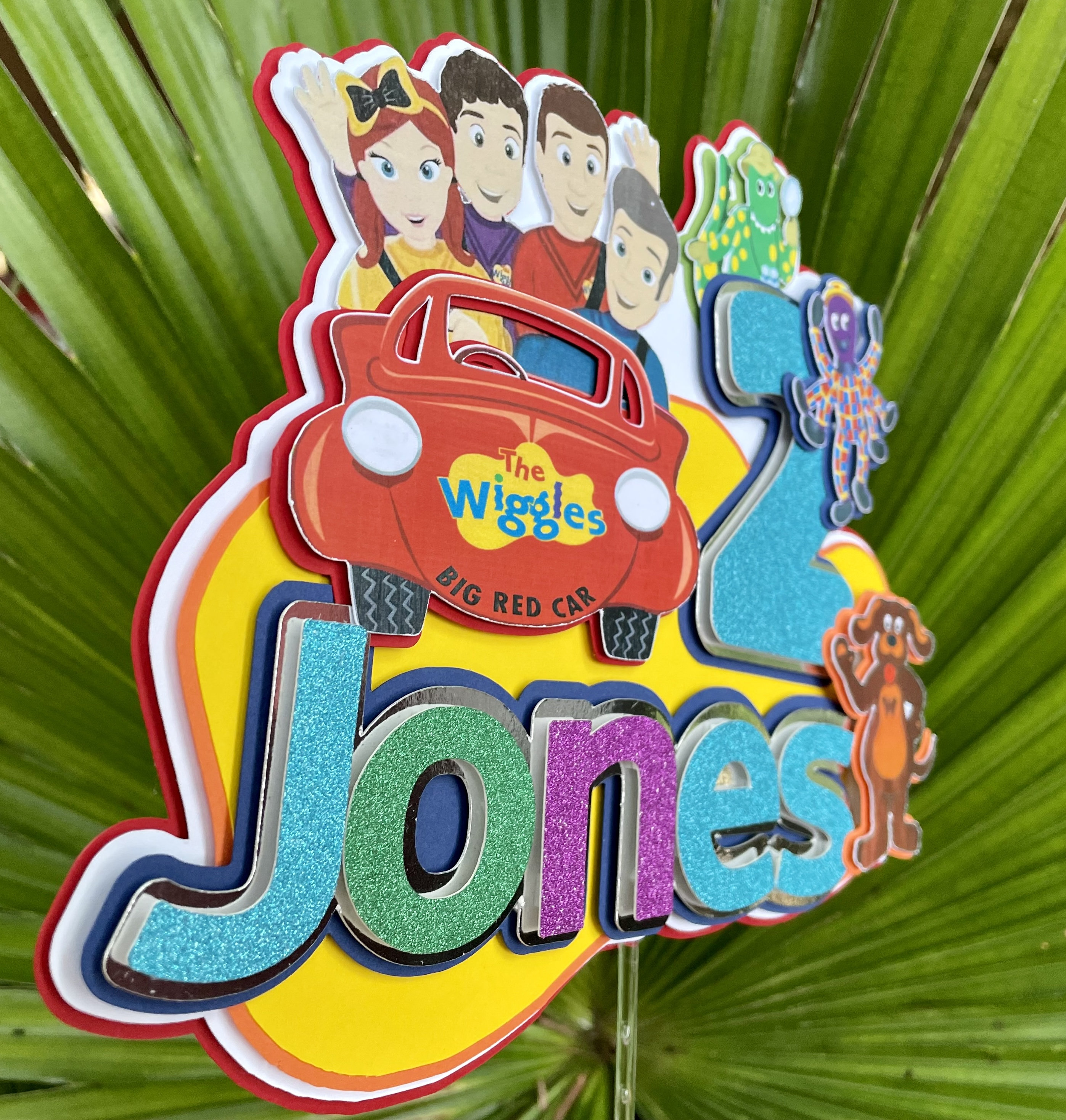 Wiggles Cake Topper, Wiggles Birthday Party, Wiggles Party Decorations ...