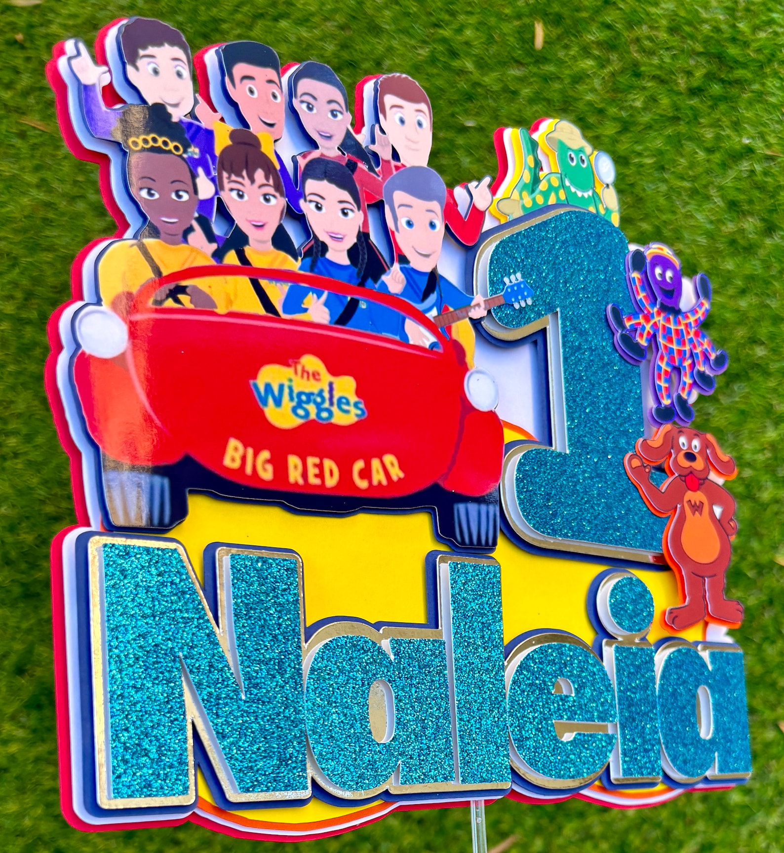 Wiggles Cake Topper, Wiggles Birthday Party, Wiggles Party Decorations ...