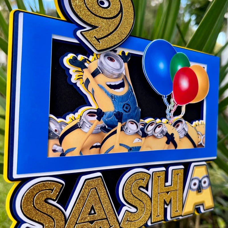 Minion Cake Topper - Etsy