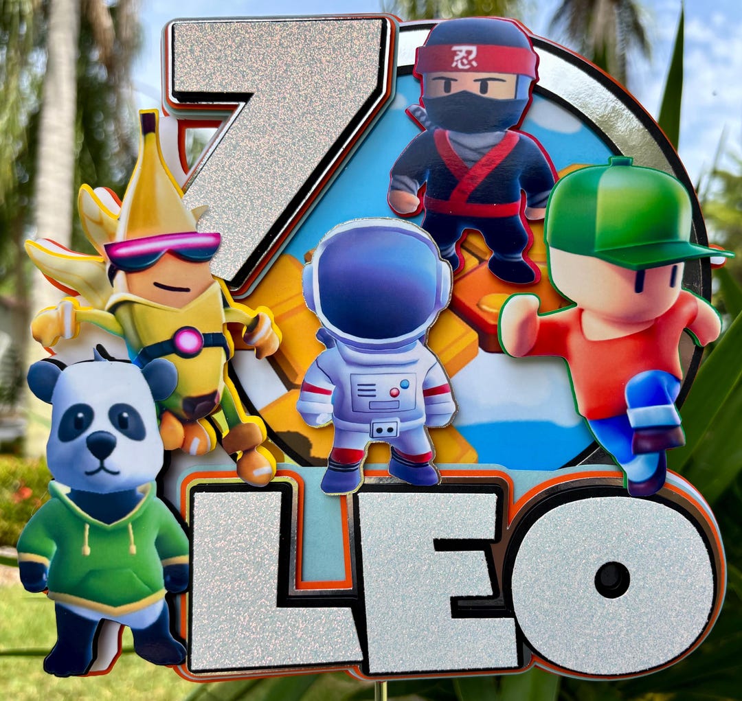 Stumble Guys Cake Topper | Stumble Guys | Birthday Topper | Kid’s ...