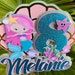 Mermaid Cake Topper, Mermaid Cupcake Topper, Mermaid 3D Cake Topper ...
