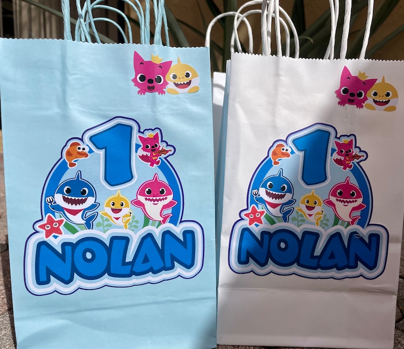 Baby Shark Cake Topper, Baby Shark Birthday, Cupcake Topper, Ping Fong ...