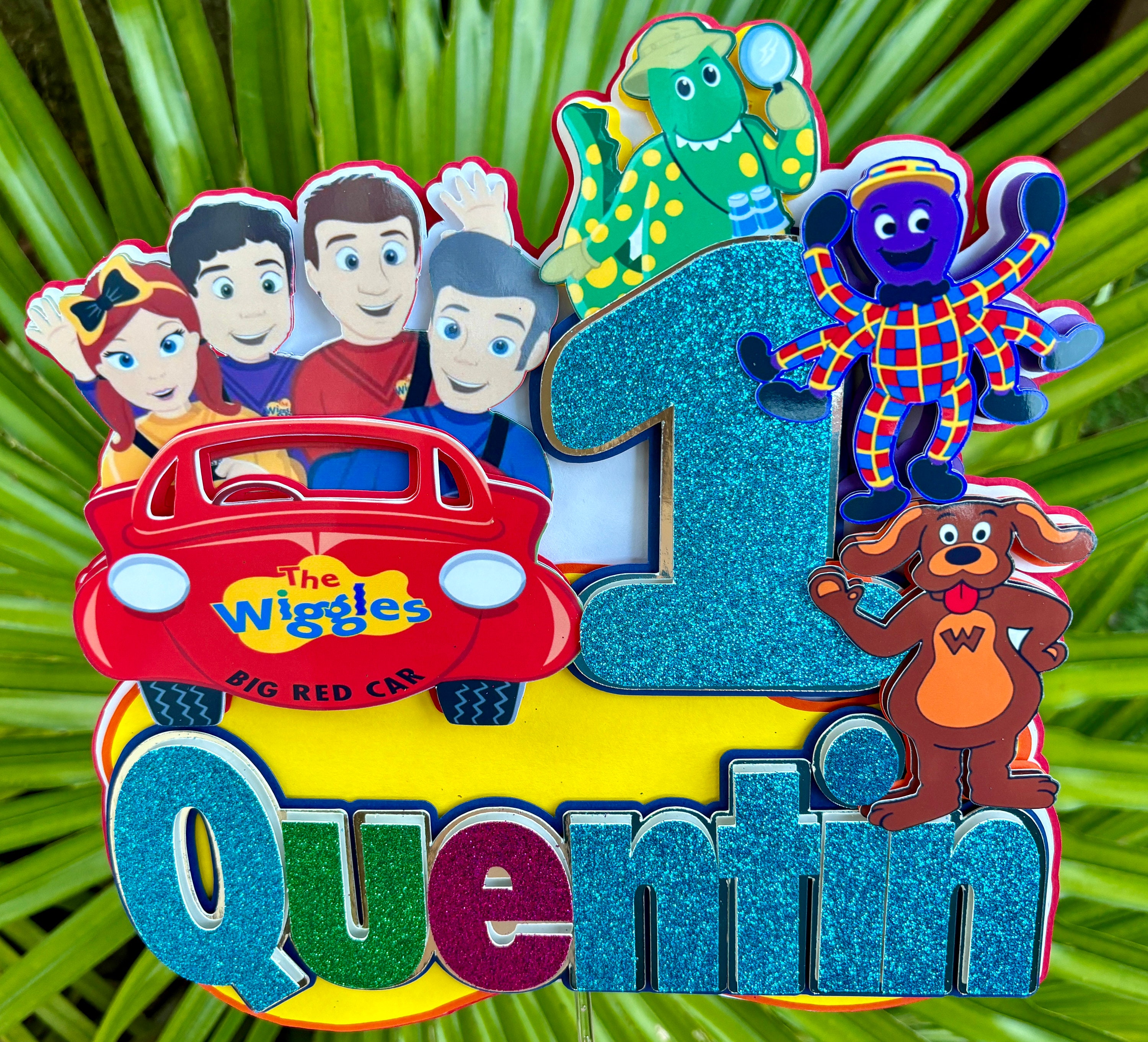 Wiggles Cake Topper, Wiggles Birthday Party, Wiggles Party Decorations ...