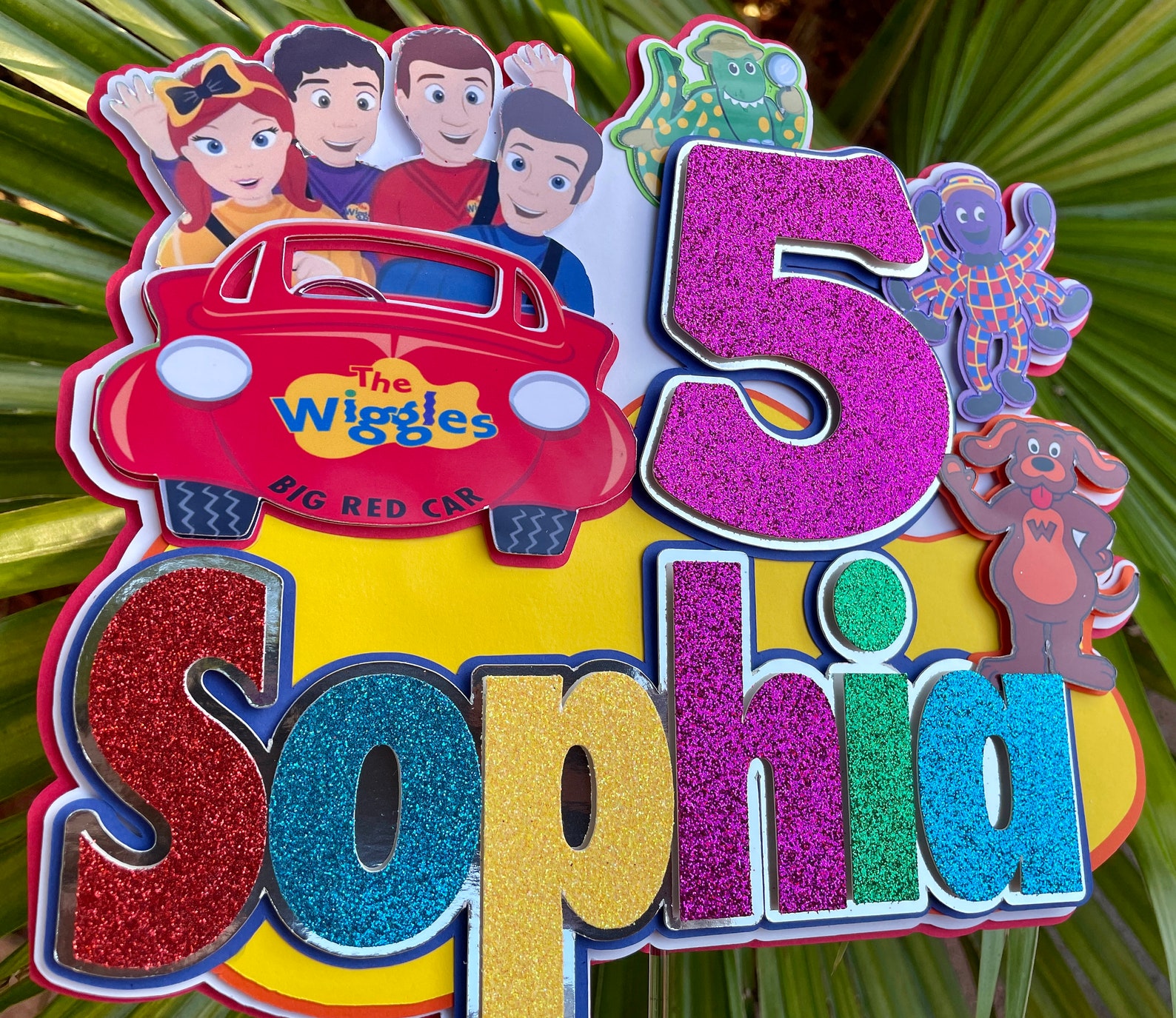 Wiggles Cake Topper, Wiggles Birthday Party, Wiggles Party Decorations ...