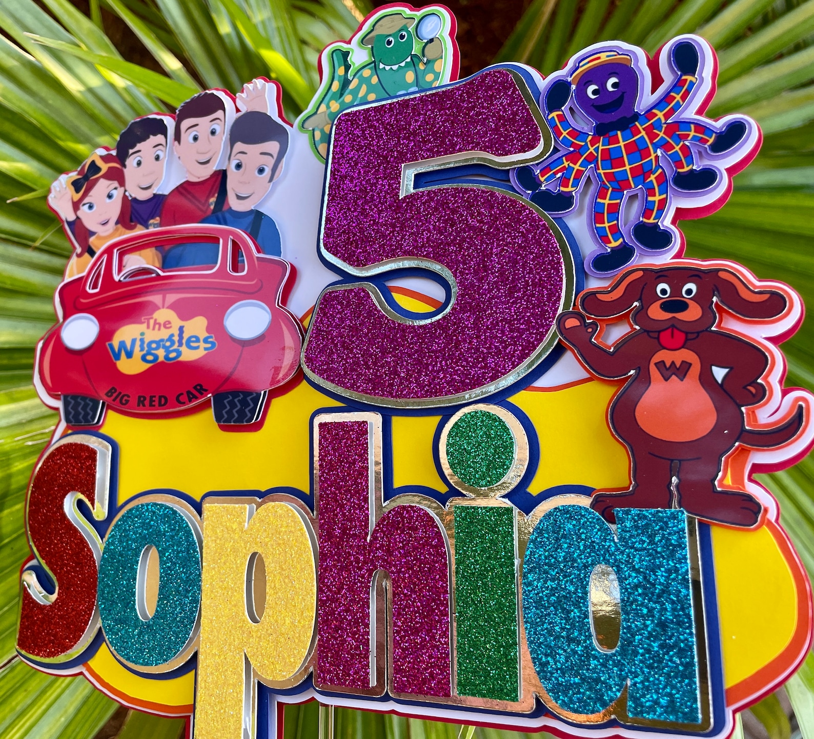 Wiggles Cake Topper, Wiggles Birthday Party, Wiggles Party Decorations ...