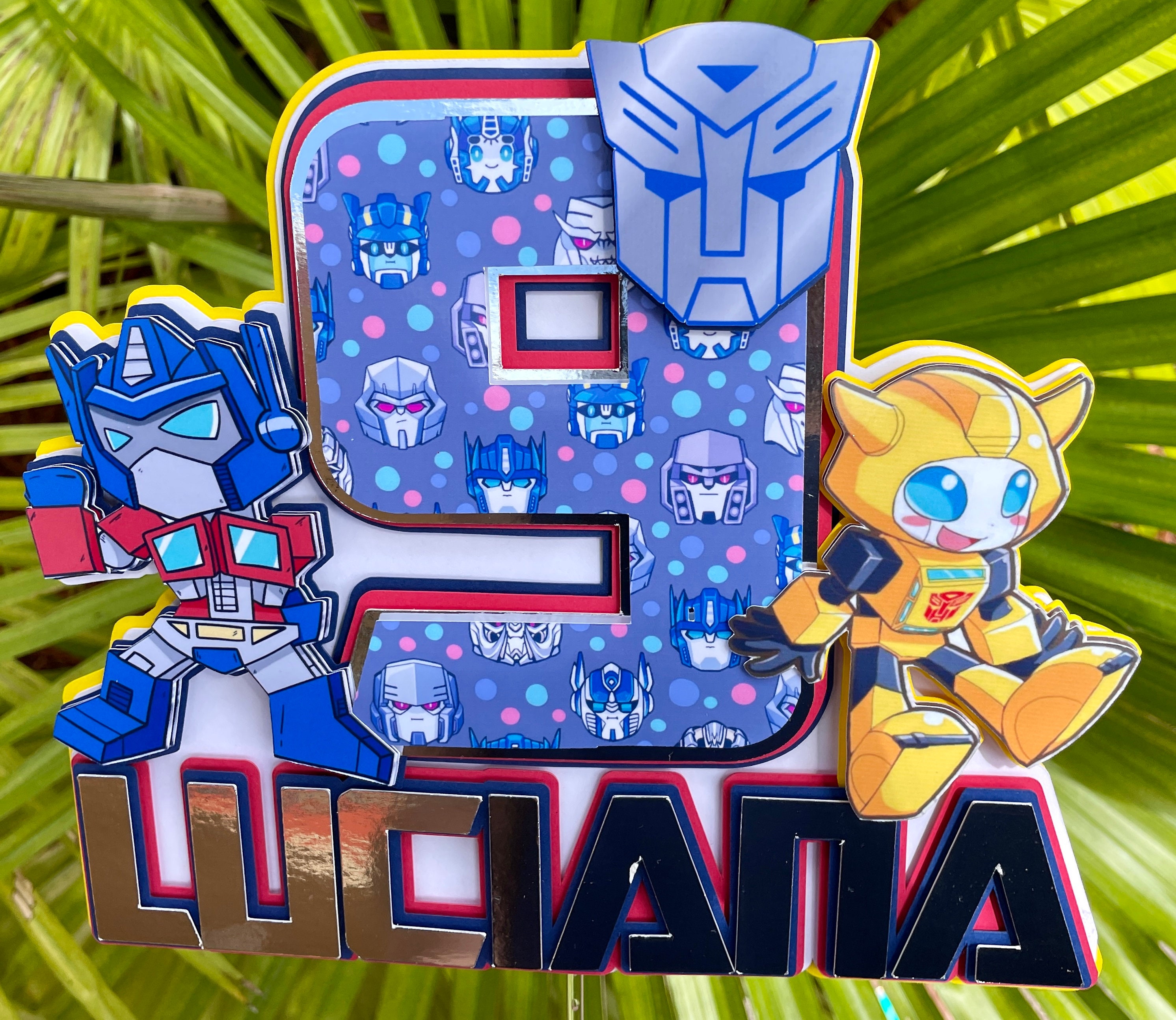 Transformers Cake Topper Superhero Cake Topper Bumble Bee Scourge ...