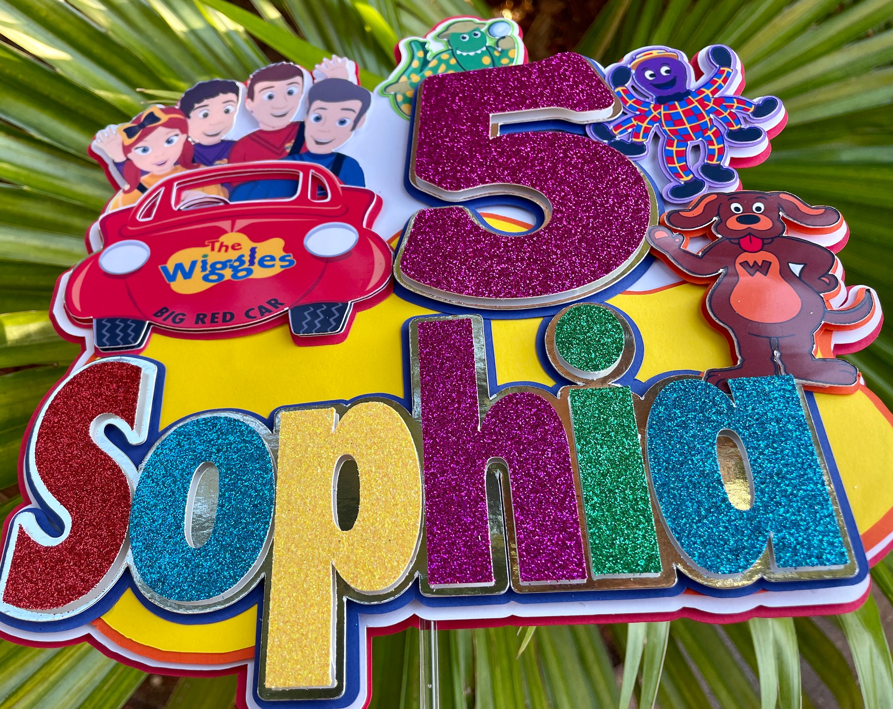 Wiggles Cake Topper, Wiggles Birthday Party, Wiggles Party Decorations ...