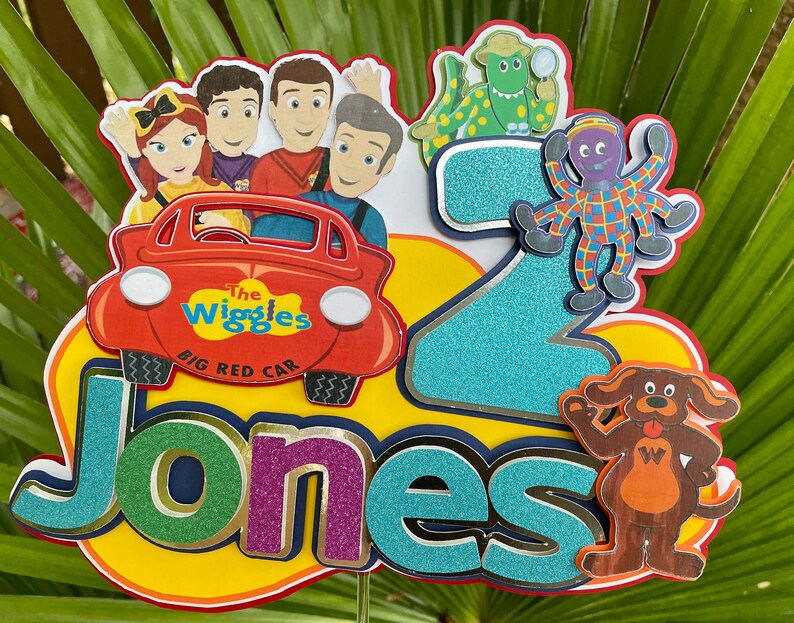 Wiggles Cake Topper, Wiggles Birthday Party, Wiggles Party Decorations ...