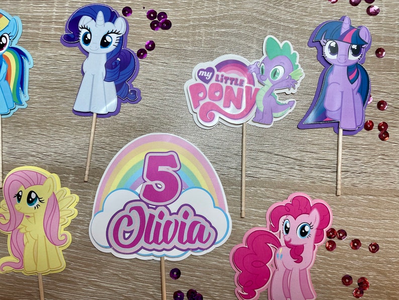 My Little Pony Cake Topper, My Little Pony a New Generation, My Little ...