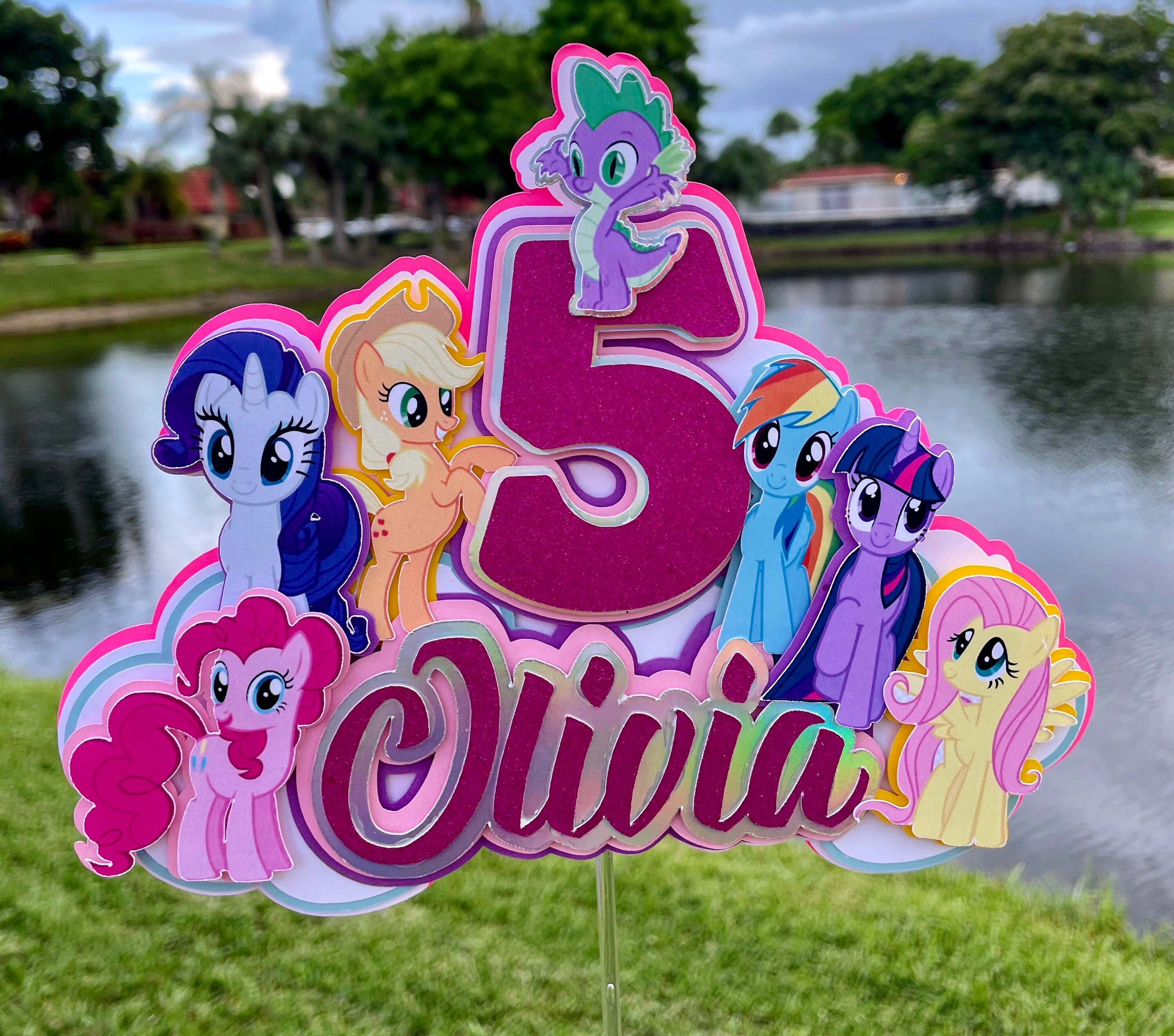My Little Pony Cake Topper, My Little Pony a New Generation, My Little ...
