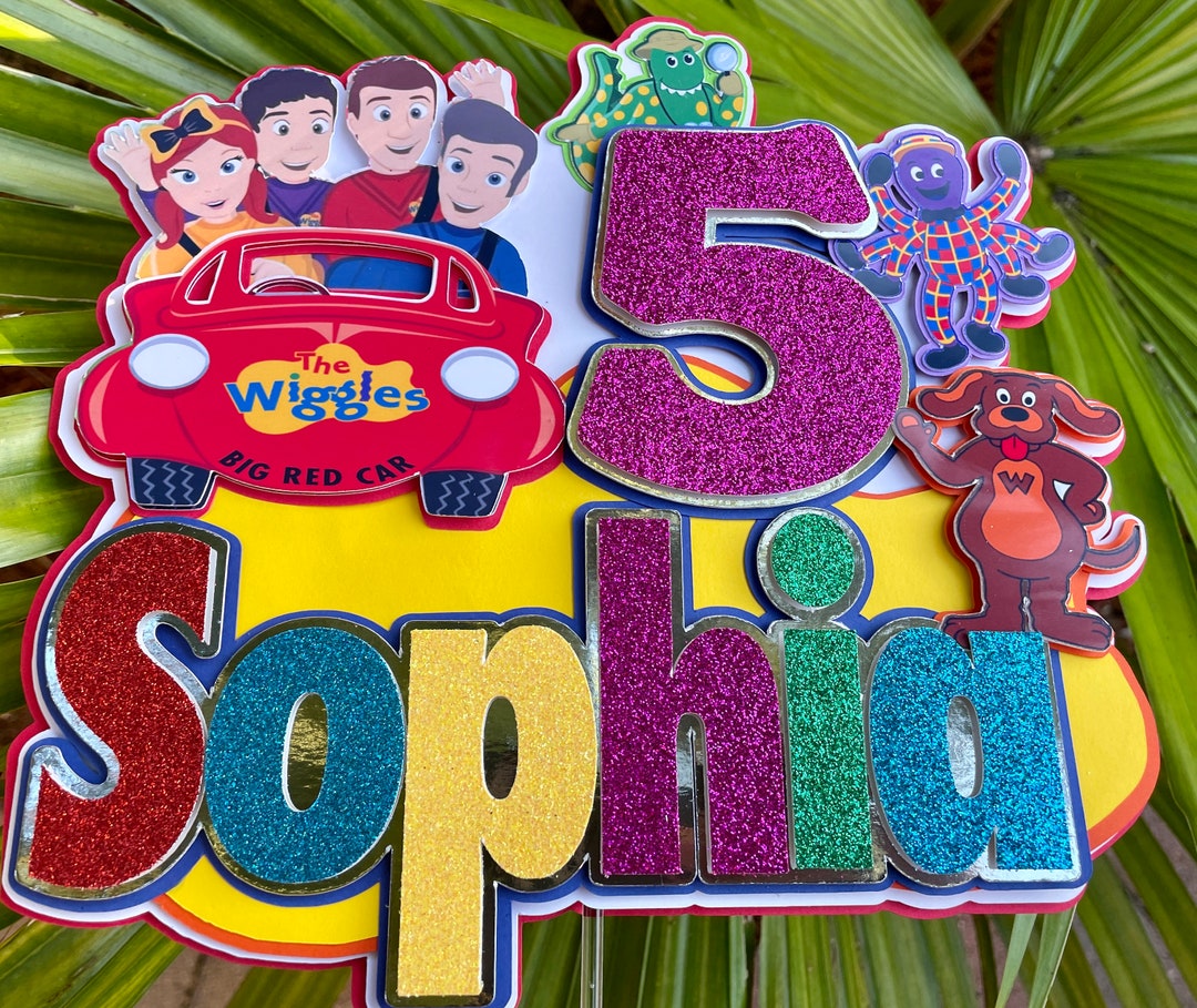 Wiggles Cake Topper, Wiggles Birthday Party, Wiggles Party Decorations ...