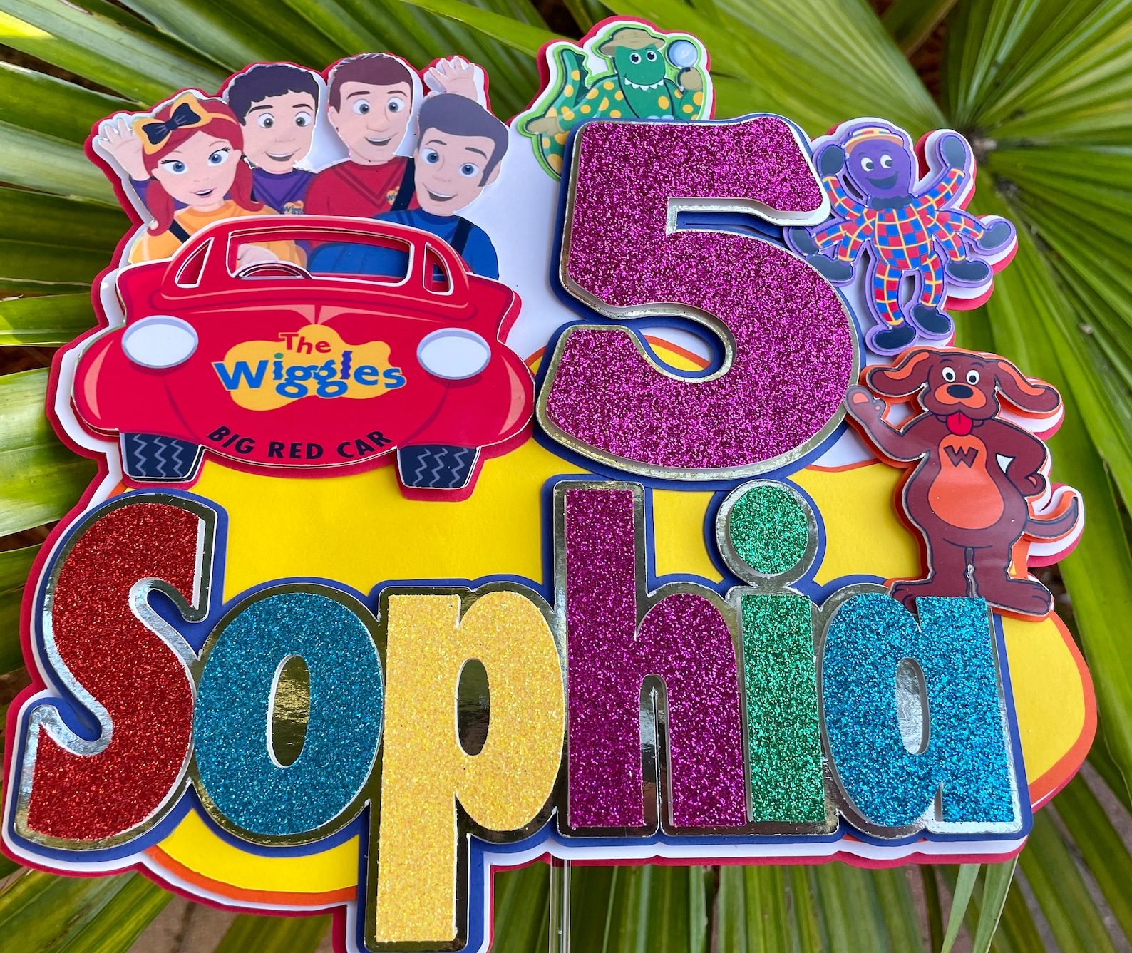 Wiggles Cake Topper, Wiggles Birthday Party, Wiggles Party Decorations ...