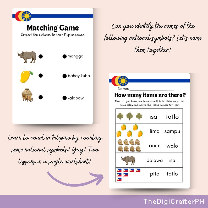 Filipino Preschool Worksheets Filipino Pre-kinder Worksheets Filipino ...