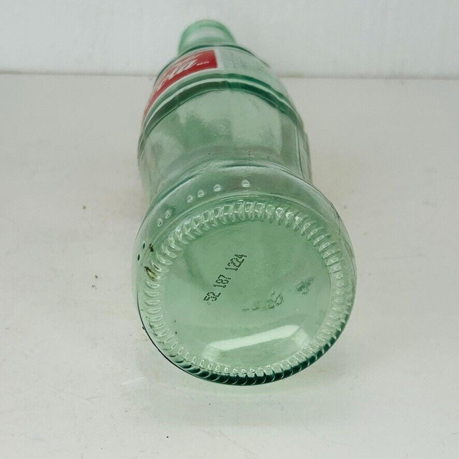 Coke Coca-cola Green Glass Soda Bottle 16 Oz Red White Label Mexico - Etsy