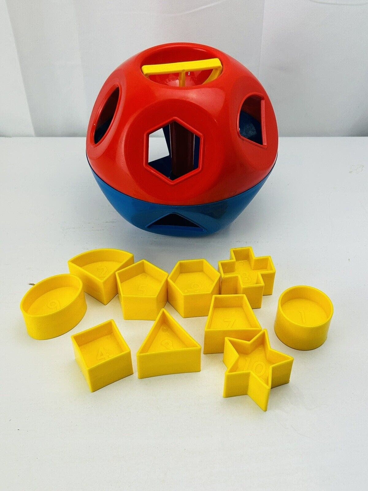 1970s TUPPERWARE Shape-o Ball Sorter Childs Toy Complete Puzzle - Etsy