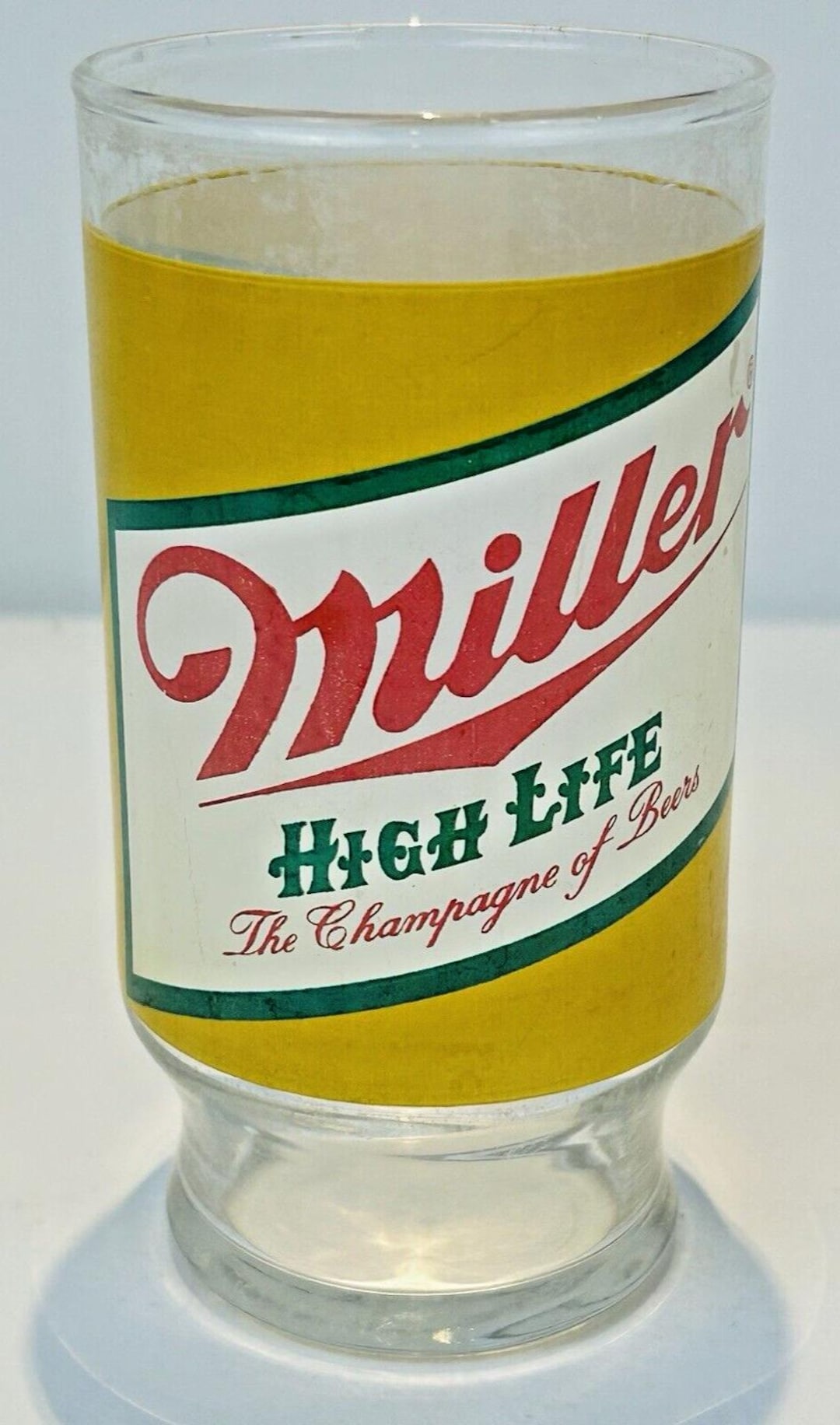 Vintage 1970's Miller High Life the Champagne of Beers Pilsner Pint ...