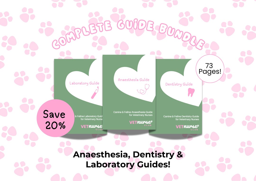 Veterinary Nurse Complete Guide Bundle (digital Download) - Etsy Australia