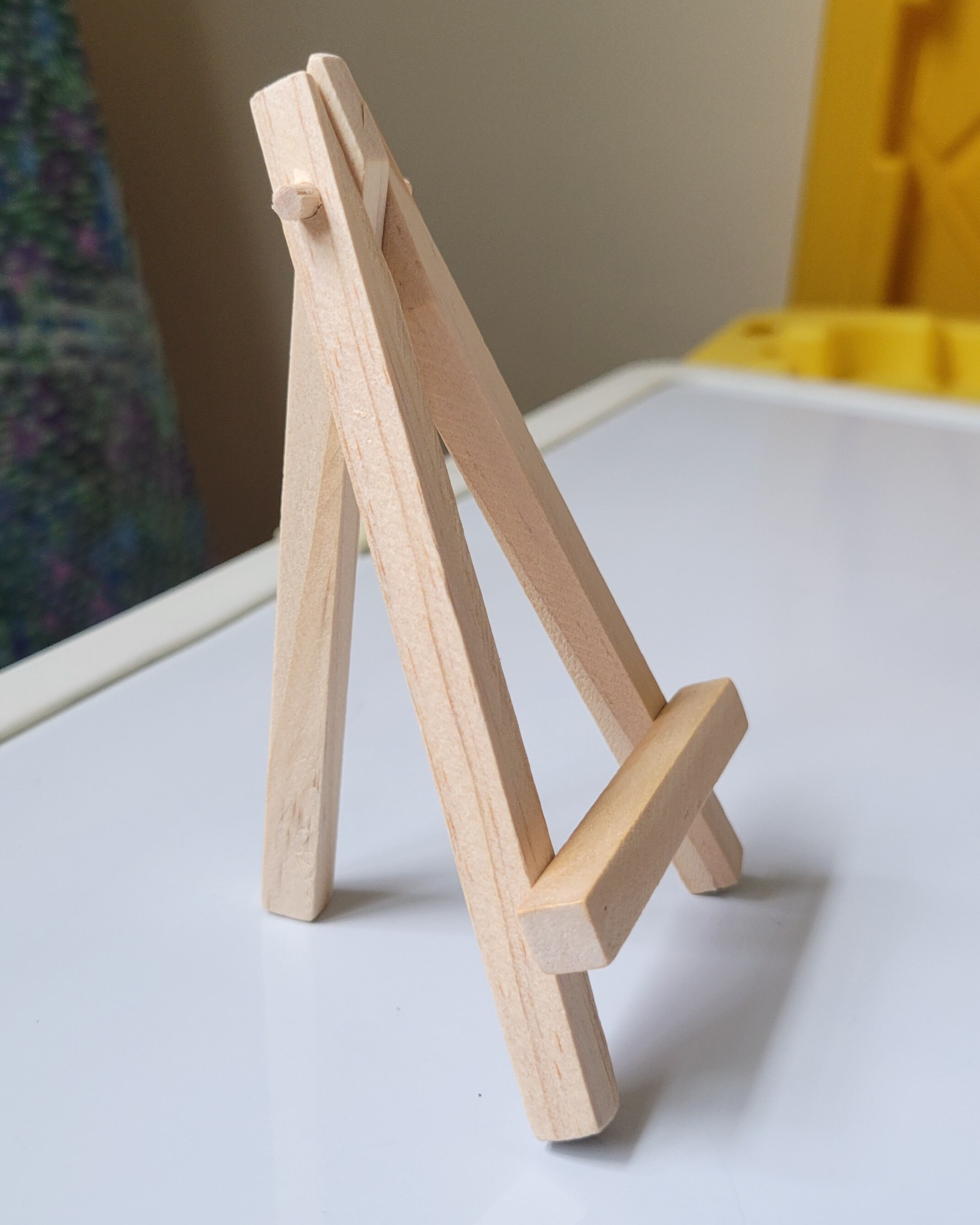 Abstract 4x4in Painting on Easel - Etsy