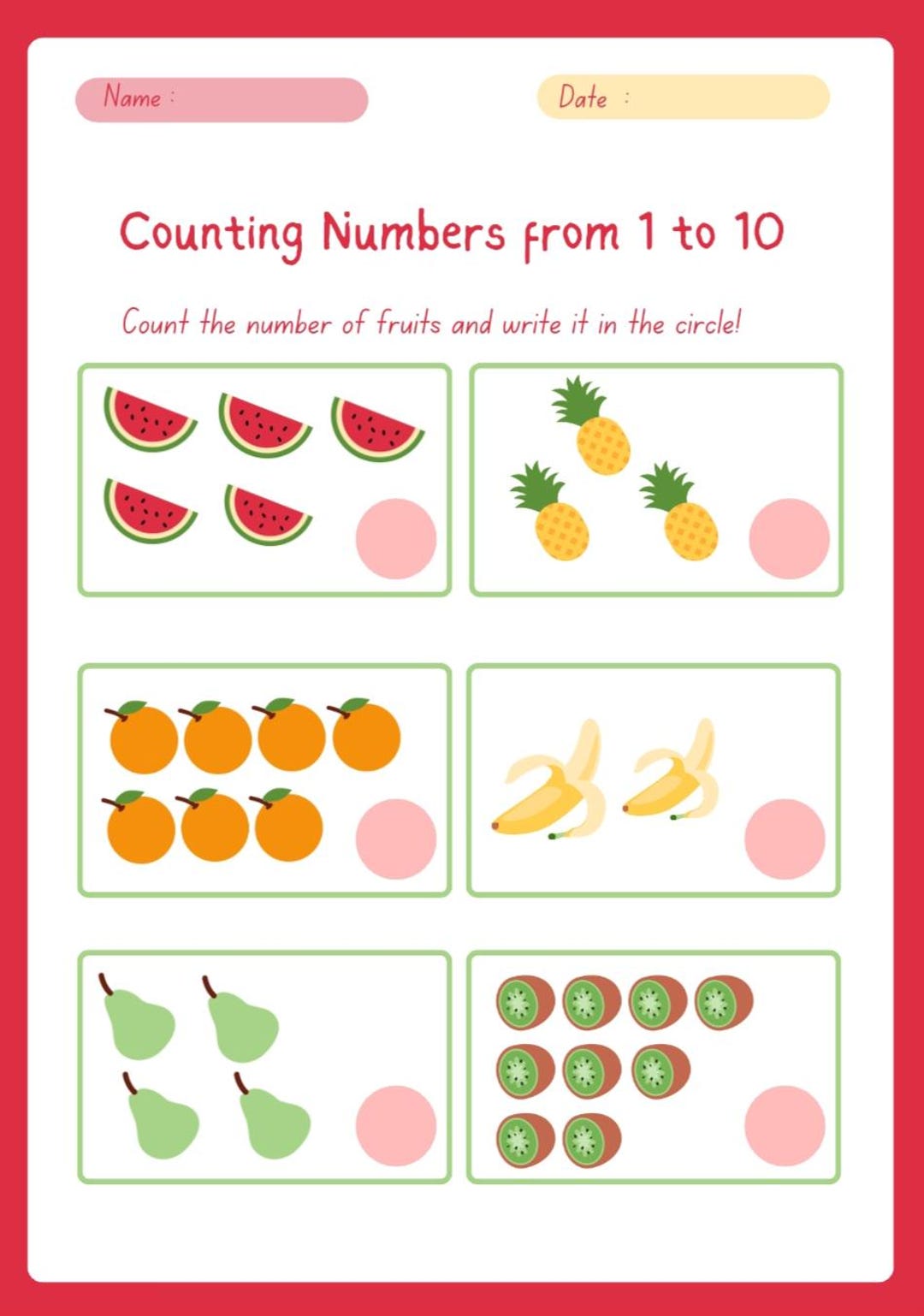 Maths Fruit Adding Worksheet - Etsy