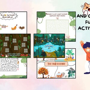 Educational Animal Kingdom Busy Binder Homeschool Learning Tools for ...