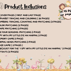 Educational Animal Kingdom Busy Binder Homeschool Learning Tools for ...