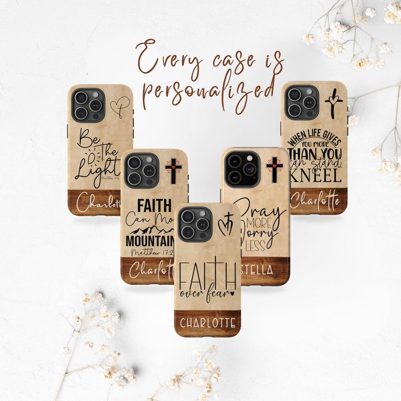 Christian Cross Phone Case - Etsy