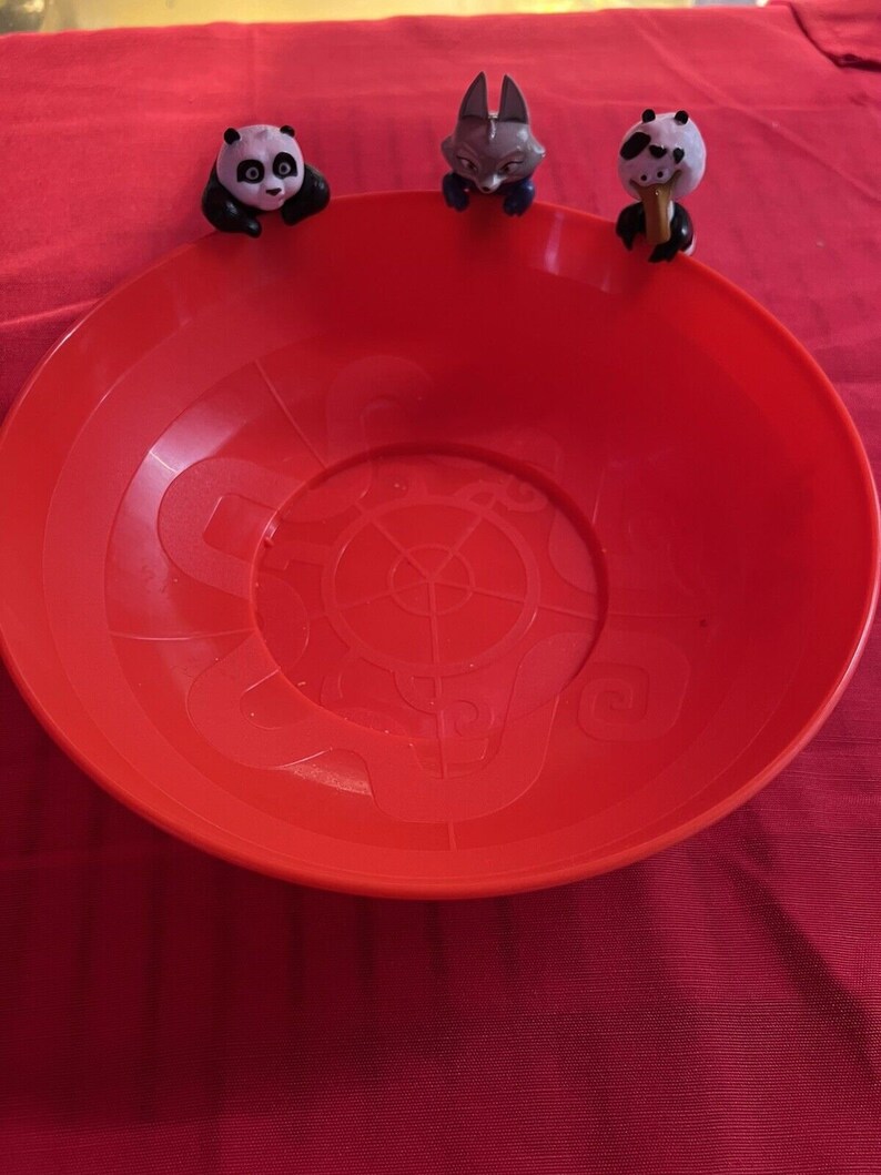 Kung Fu Panda 4 Popcorn Bucket Po Bowl Dreamworks Removable Characters ...